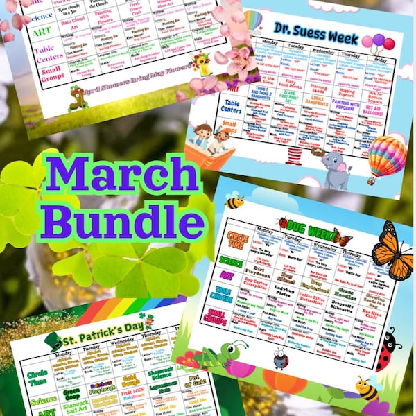 Toddlers Monthly Theme - Etsy