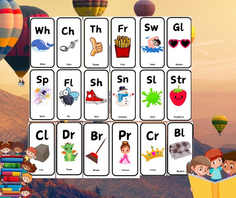 Beginning Sounds Cards Reading Tool - Etsy