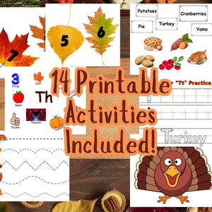 Thanksgiving Learning Activities for Preschool! Giggling Einsteins ...