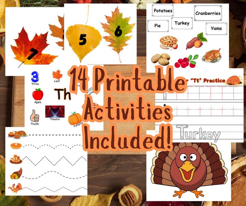 Thanksgiving Learning Activities for Preschool! Giggling Einsteins ...