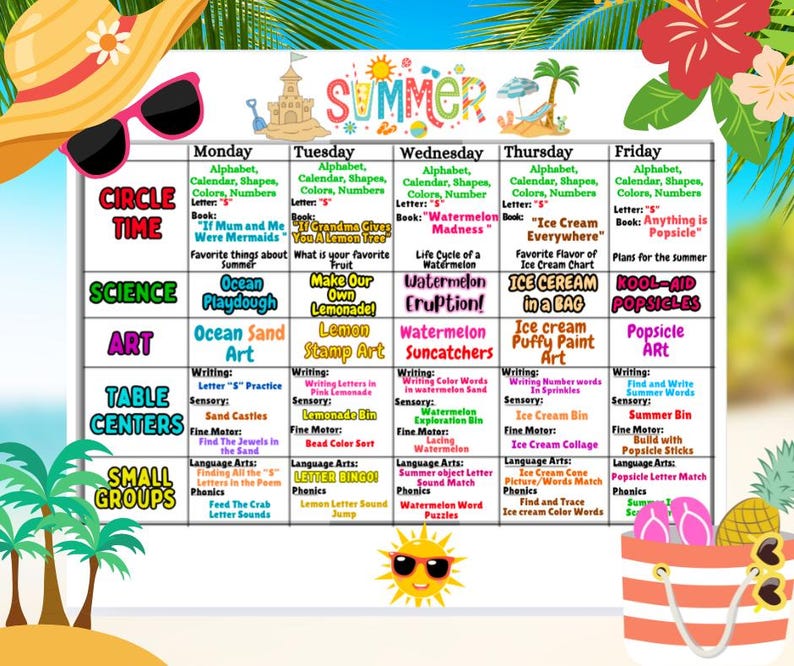 May Preschool Themed Lessons Hands-on Activities With Printable ...