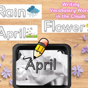 April Showers Bring May Flowers! Preschool Lesson Plan! - Etsy