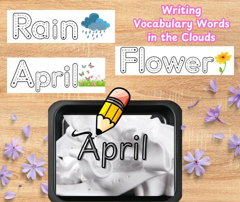 April Showers Bring May Flowers! Preschool Lesson Plan! - Etsy