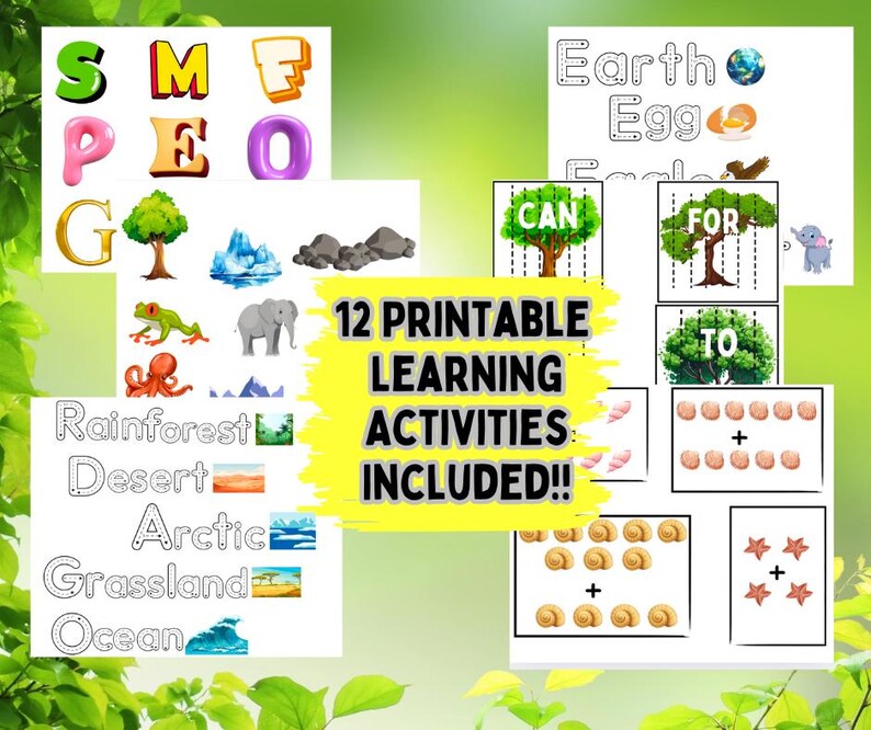 April Lesson Plan Themes for Preschool Activities - Etsy