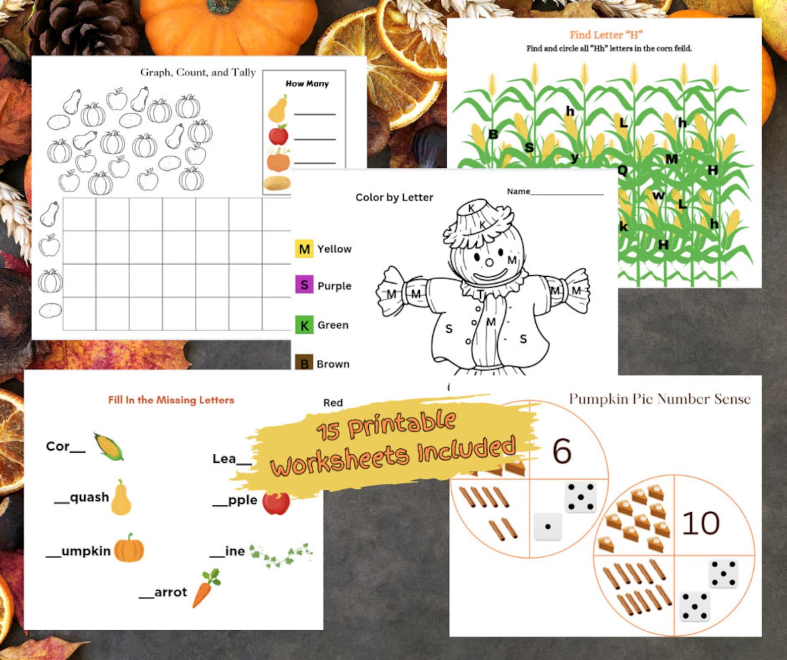 Harvest Week! Full Week Lesson Plan for Preschool and Kindergarten - Etsy