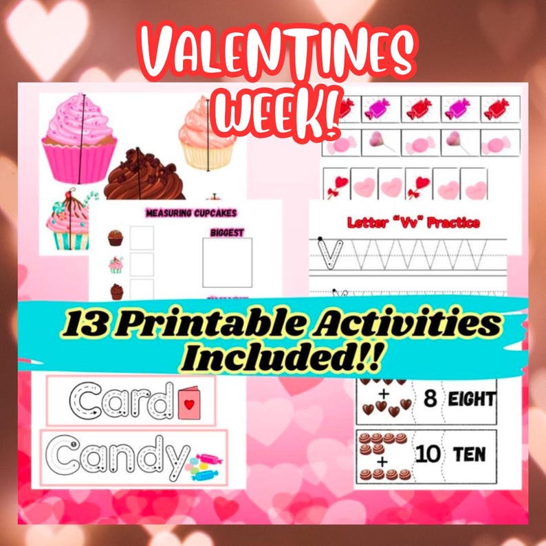 February Themed Lesson Plans, Valentines Day Preschool Activities ...