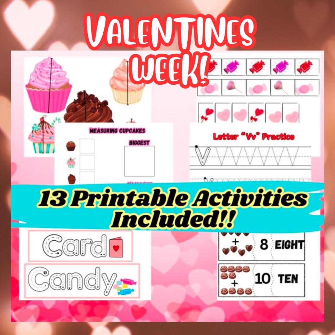 February Themed Lesson Plans, Valentines Day Preschool Activities ...