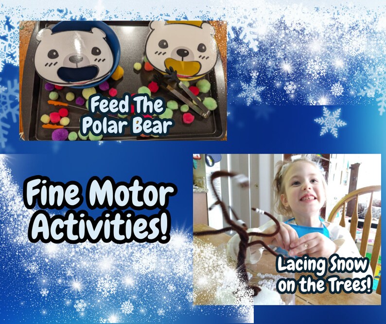 Winter Activities for Preschool/5-day Lesson Plan With Crafts, Literacy ...
