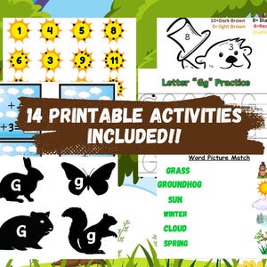 Groundhog Day Preschool Lesson Plan/groundhog Week Activities and ...