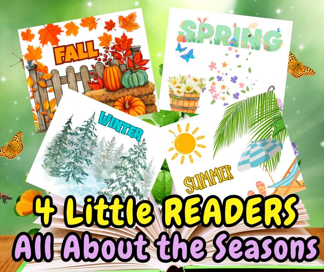 Seasonal Little READERS for Early Learners! (printable) - Etsy