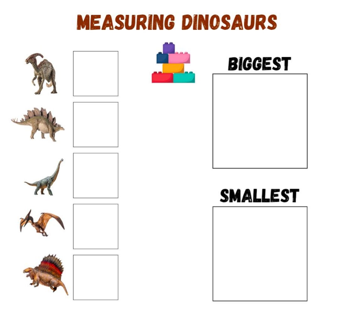 Dinosaur Lesson Plan for Preschool and Kindergarten Students - Etsy