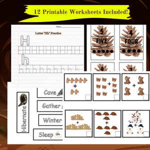 Hibernation of Winter Animals! Educational Activities All About ...