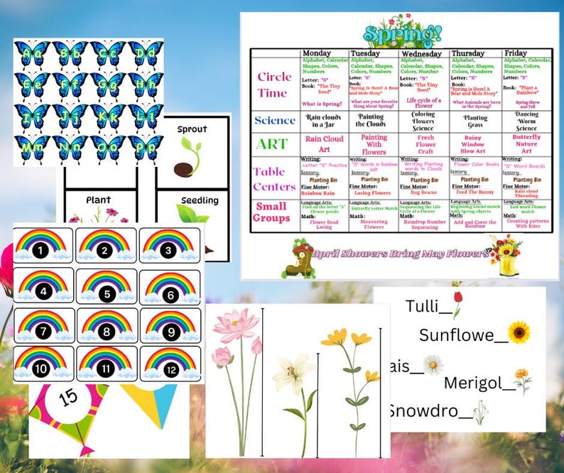 March Lesson Plan Bundle!! 4 Weeks of Educational Activities!! - Etsy