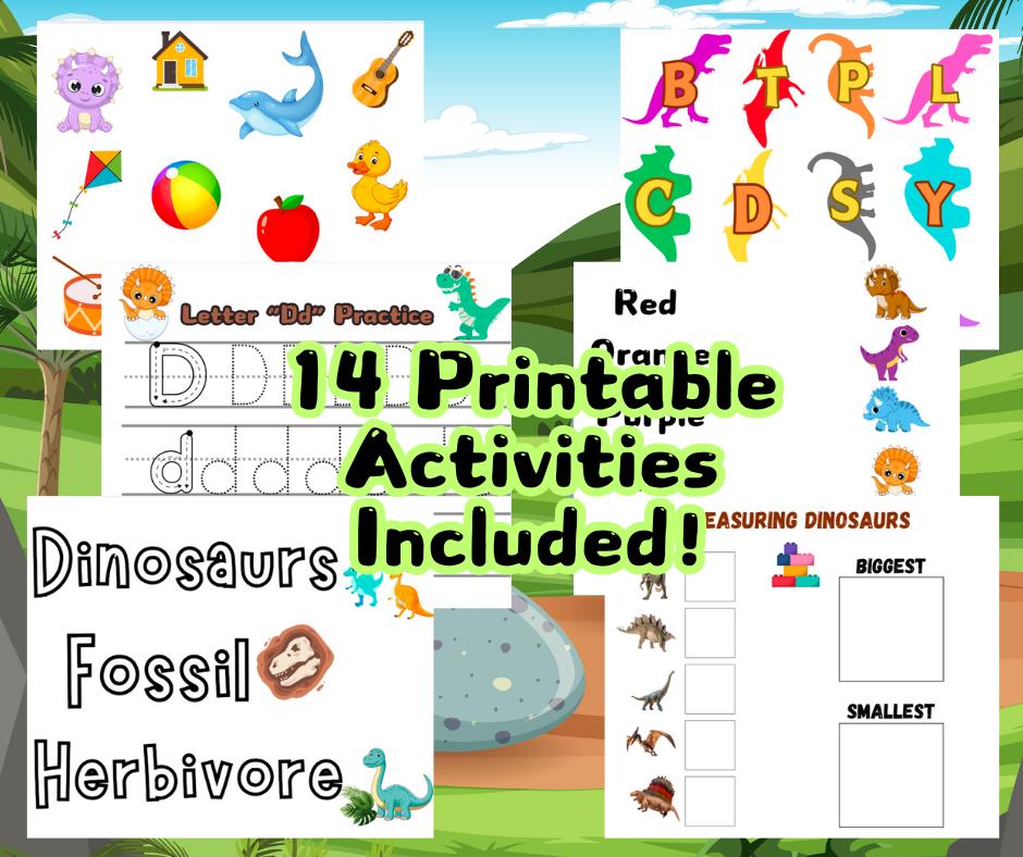Dinosaur Lesson Plan for Preschool and Kindergarten Students - Etsy