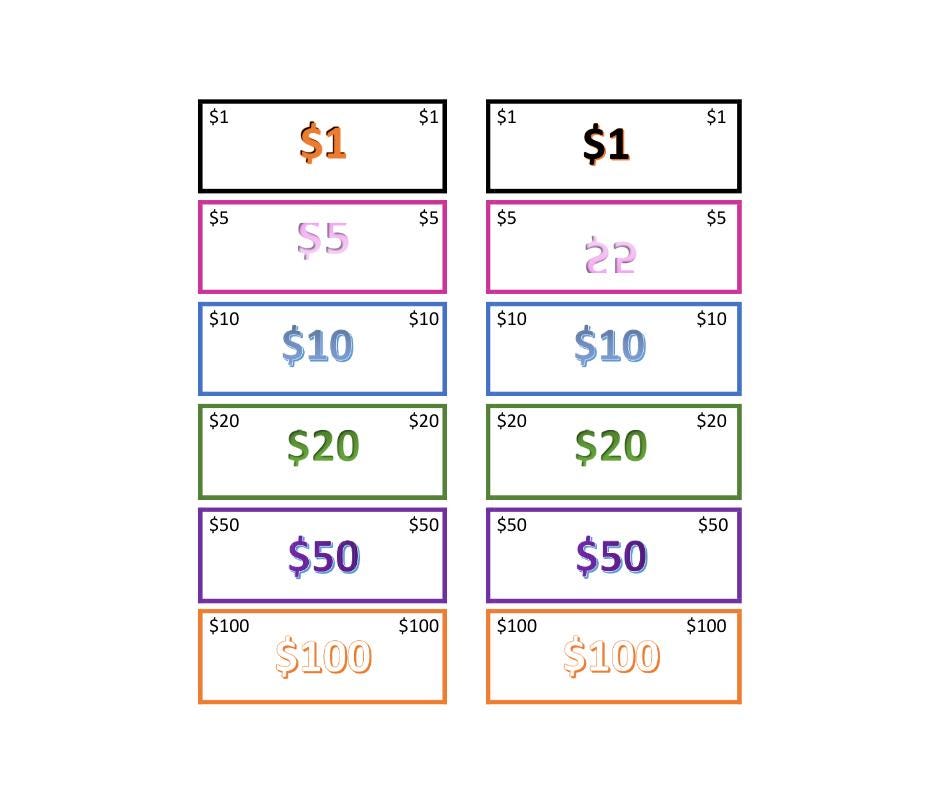 Printable Play Money! - Etsy