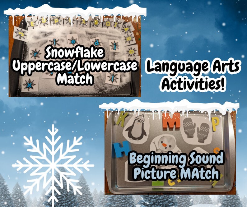 Winter Activities for Preschool/5-day Lesson Plan With Crafts, Literacy ...