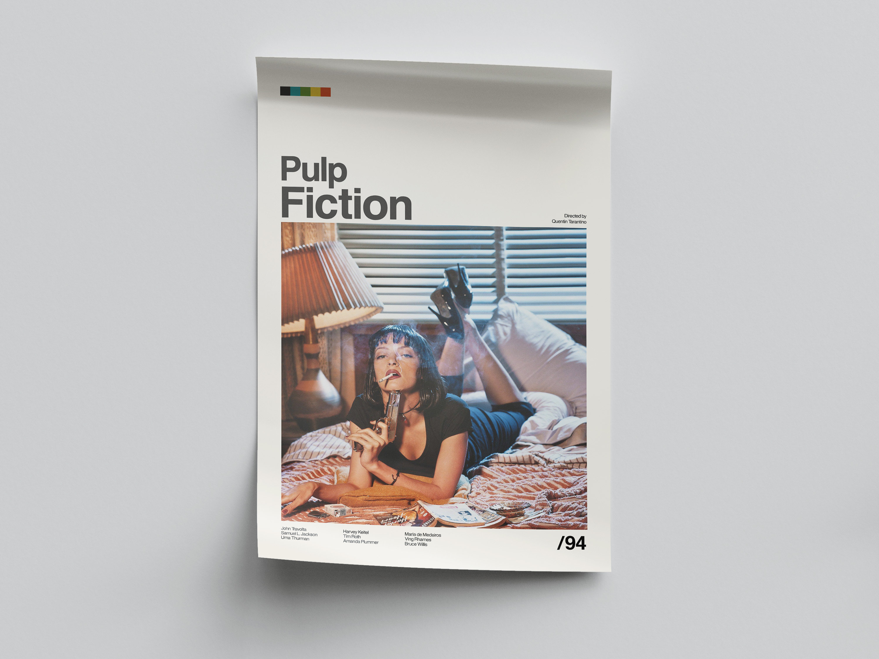 Pulp Fiction Poster Print, Movie Poster Print, Pulp Fiction Poster ...