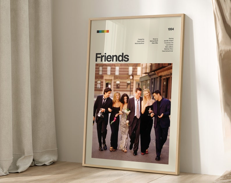 Friends Poster Print, Tv Show Poster Print, Friends Poster, Tv Series ...
