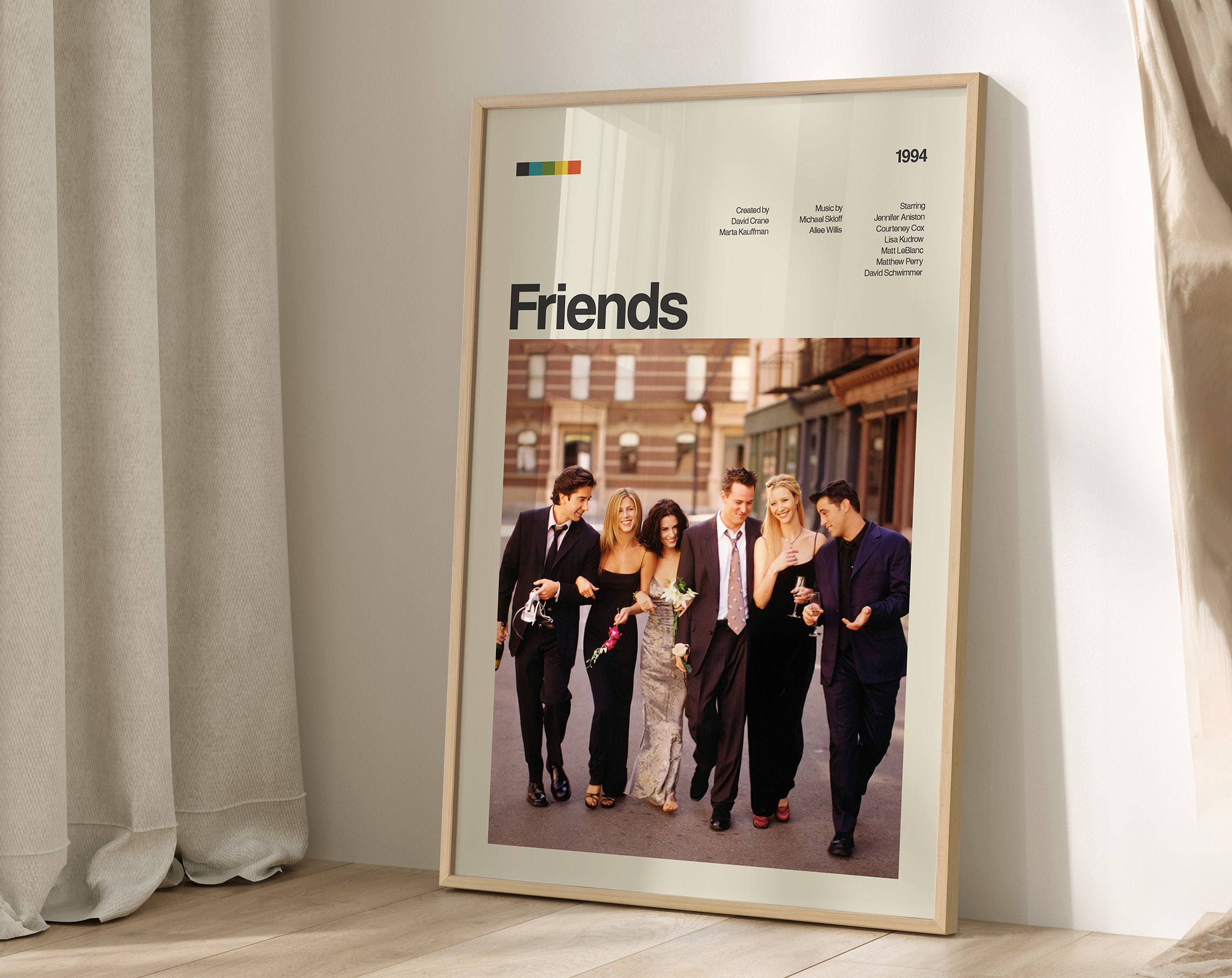 Friends Poster Print, Tv Show Poster Print, Friends Poster, Tv Series ...
