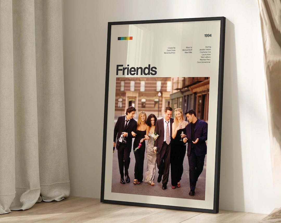 Friends Poster Print, Tv Show Poster Print, Friends Poster, Tv Series ...