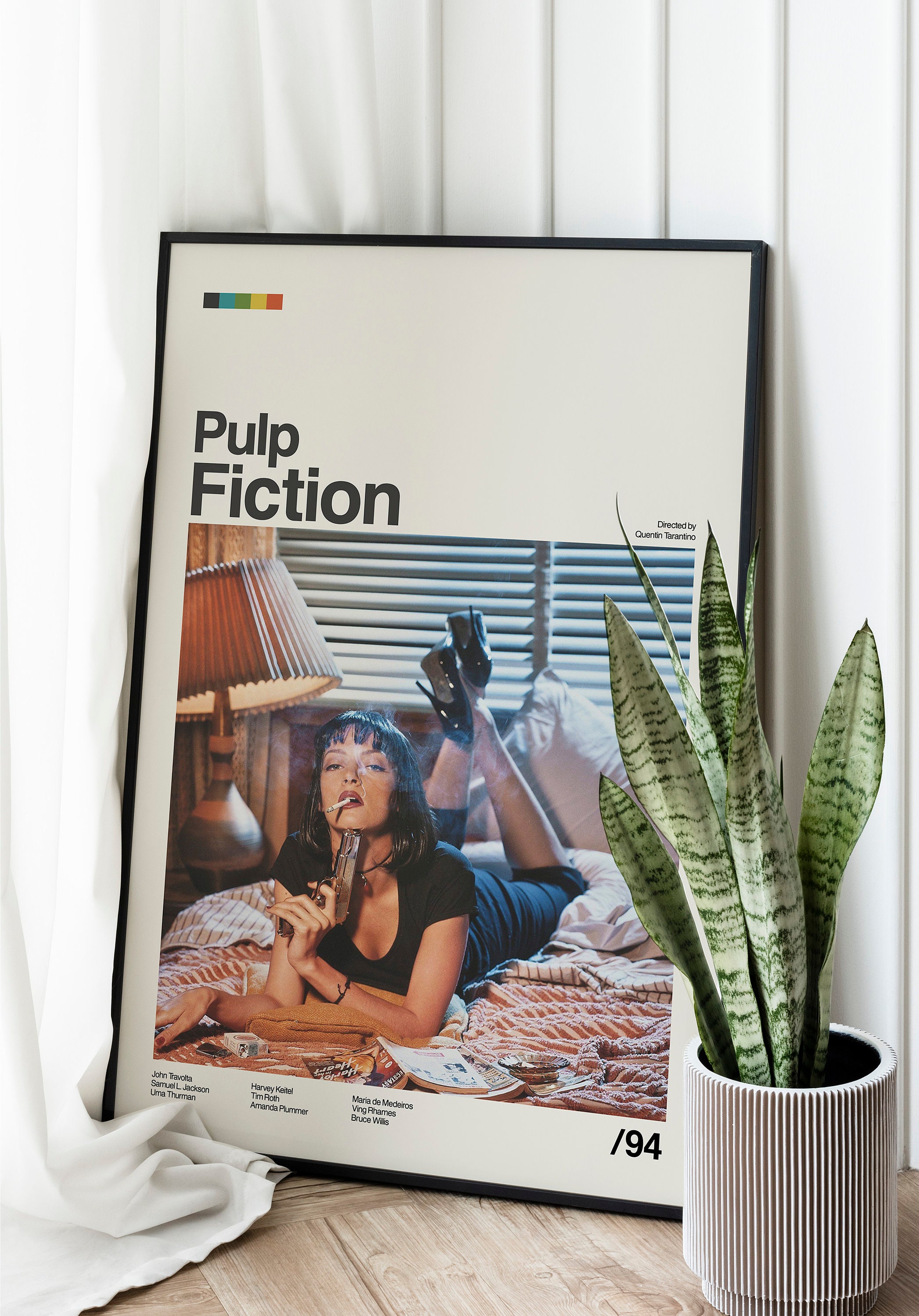 Pulp Fiction Poster Print, Movie Poster Print, Pulp Fiction Poster ...