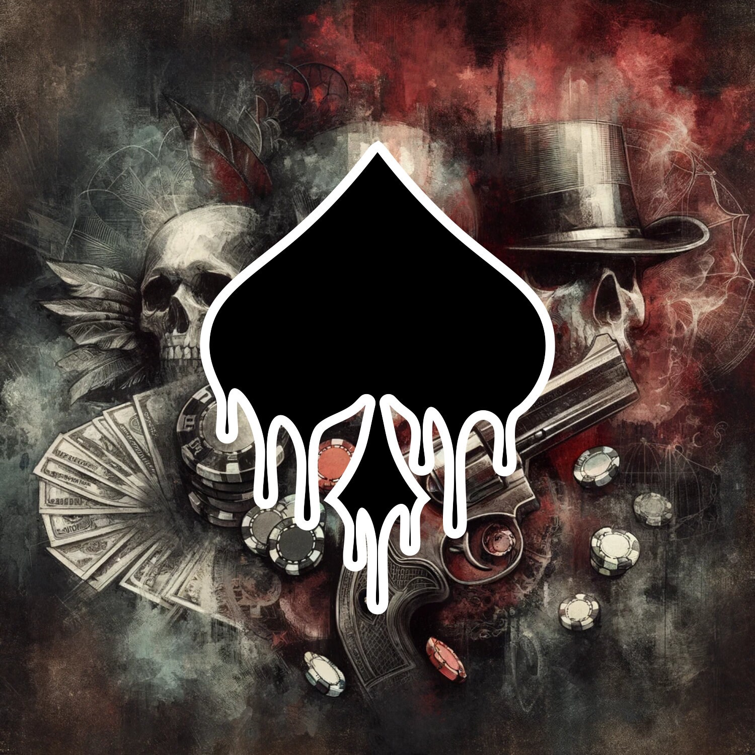 Gambling Poker Inspired Stickers; Waterproof Vinyl, Durable Laptop ...