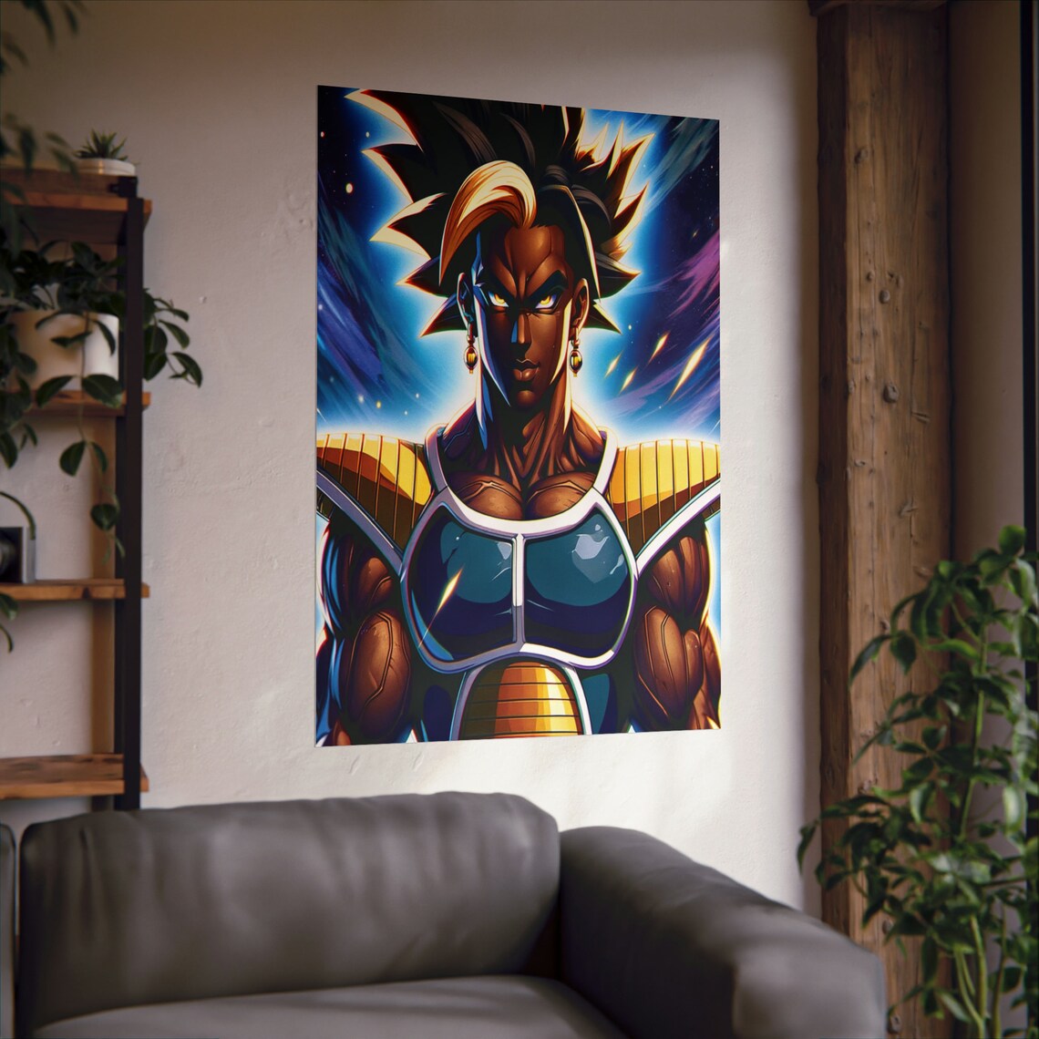 Unique Anime Art Prints - African American Characters in Dynamic Poses ...