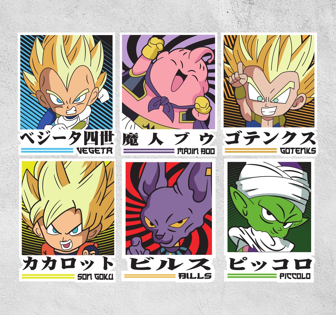 Anime Chibi Stickers Manga Decal Waterproof Vinyl, and Classic ...