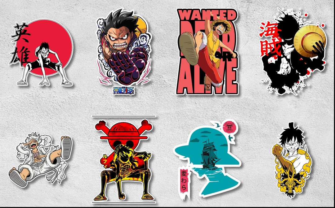 Anime Art One Waterproof Stickers Vinyl Decals, Kawaii Stickers, Otaku ...