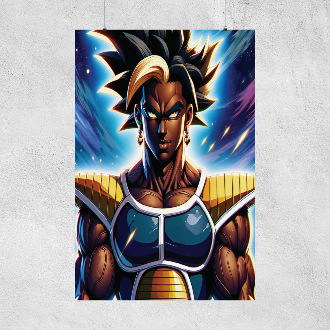 Unique Anime Art Prints - African American Characters in Dynamic Poses ...