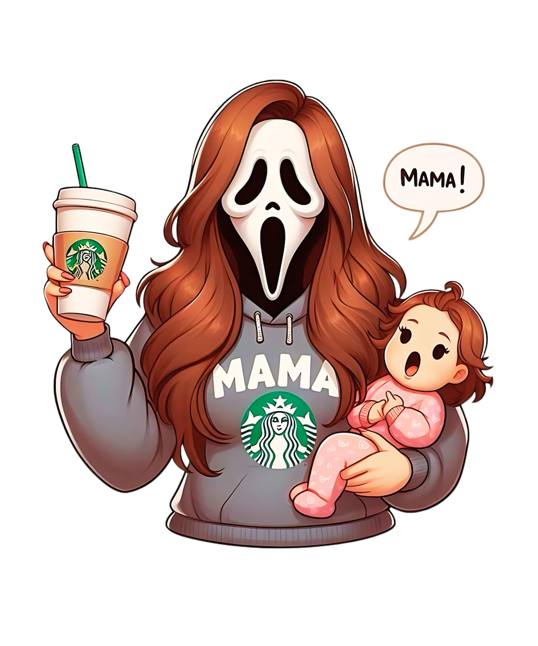 Halloween Horror Mama Movie Png, Spooky Mama Png, Halloween Png, Killer ...