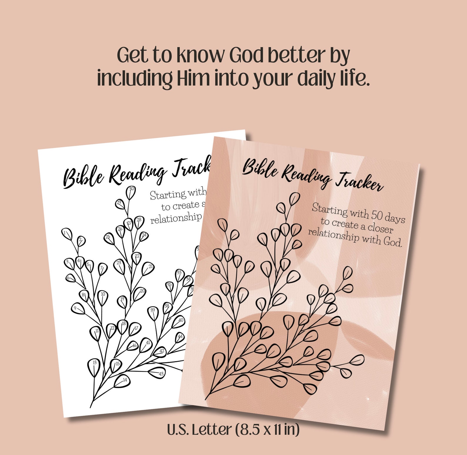 Christian Habit Tracker, Printable Bible Reading Chart, Goodnotes Bible ...