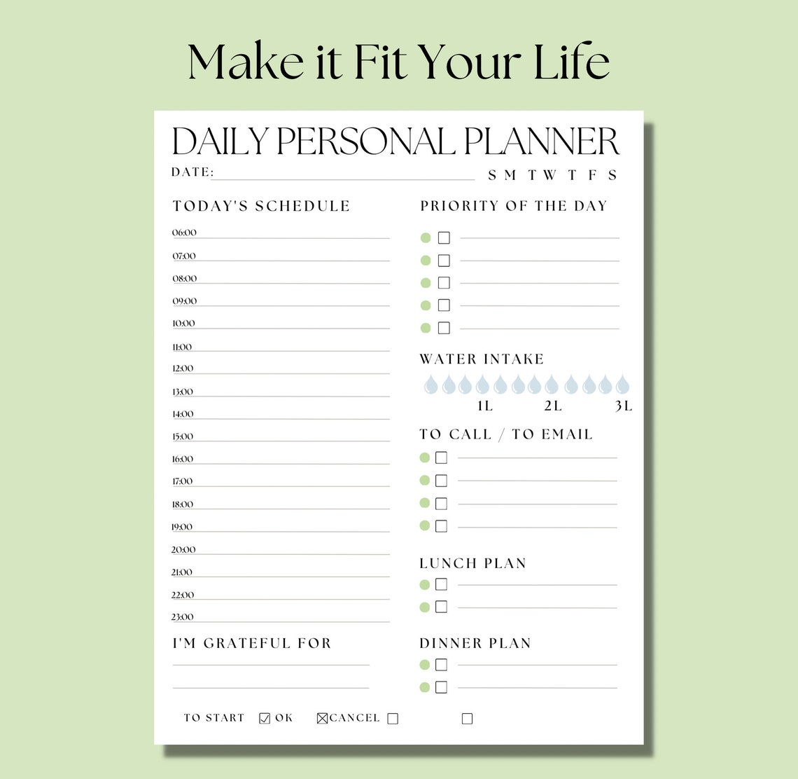 75 Soft, Habit Tracker, 75 Soft Challenge, 75 Soft Template, Daily ...