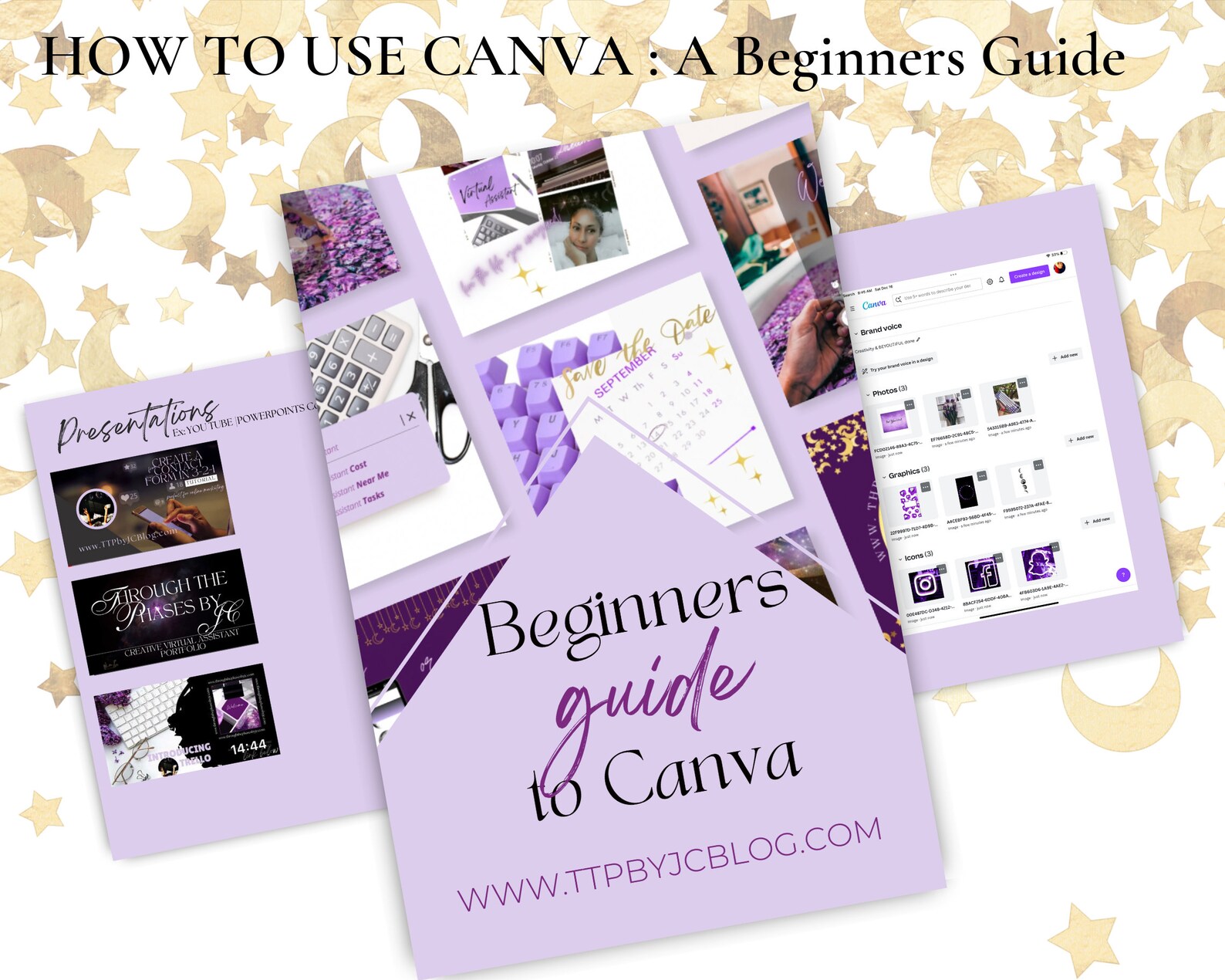 Canva Beginners Guide| Canva Basic Guide | How to Use Canva | Getting ...