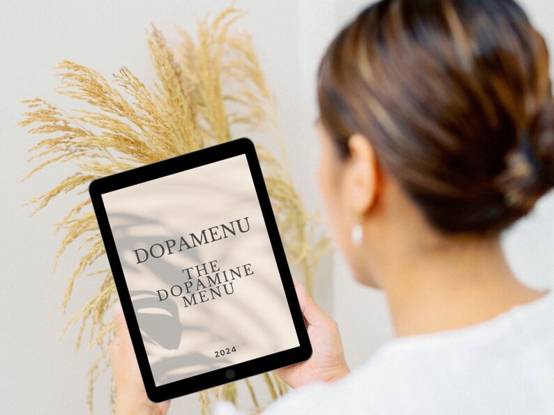 Dopamenu Dopamine Menu 200 Task Ideas Included Aesthetic ADHD Dopamine ...