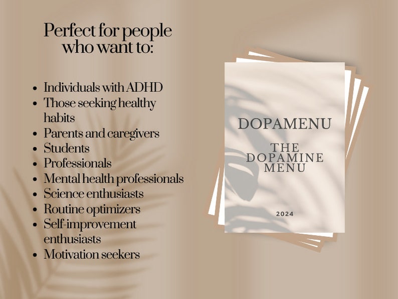 Dopamenu Dopamine Menu 200 Task Ideas Included Aesthetic ADHD Dopamine ...