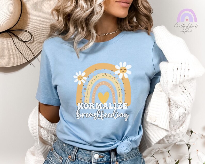 Normalize Breastfeeding Shirt, Breastfeeding Shirt, Funny New Mom Shirt ...