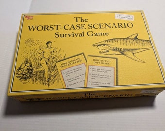 The Worst Case Scenario Survival Game Board Game 100% Complete in Box ...