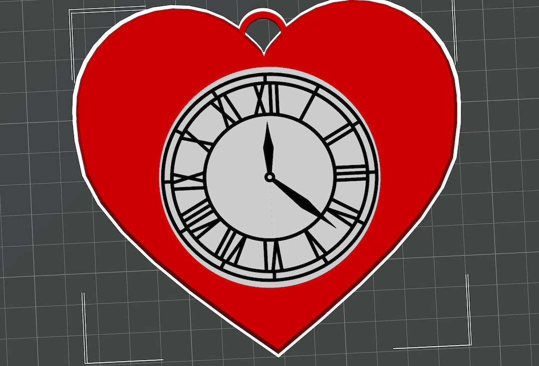 Tin Man's Heart Clock - 3d Printed Accessory for Costume or Cosplay ...