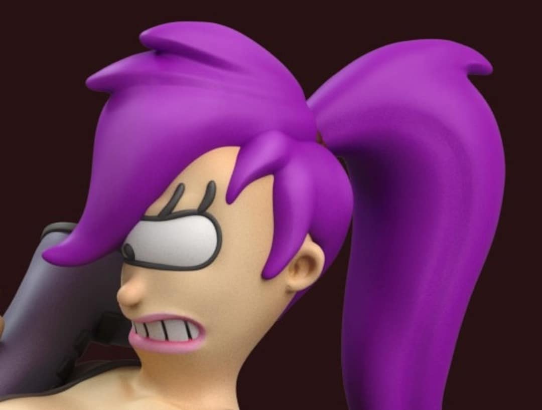 Leela and Amy 3D Printed Statue Painted or Garage/model Kit Designed by ...