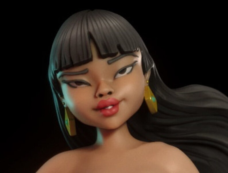 Chel standing 3D Printed Statue Painted or Garage/model - Etsy