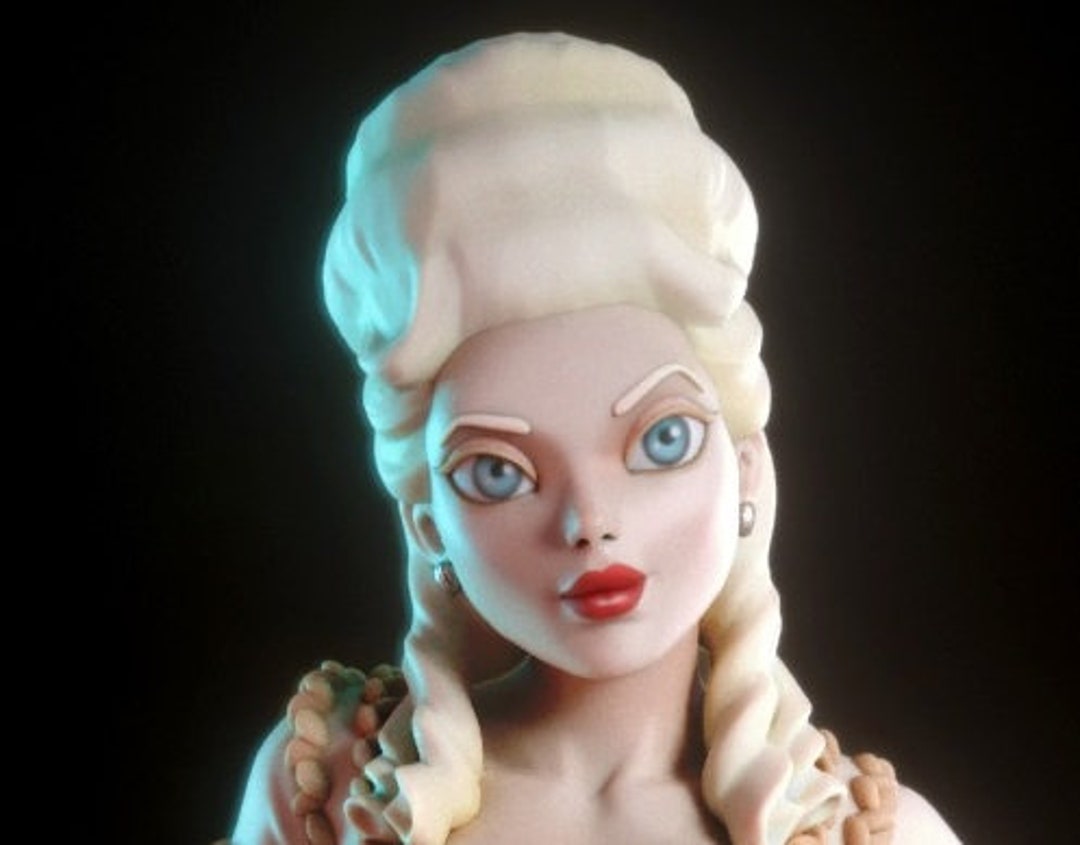 Marie Antoinette 3D Printed Statue Painted or Garage/model Kit Designed ...