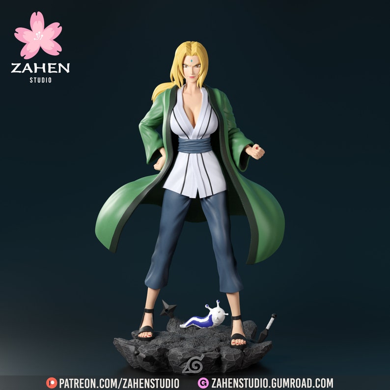 Tsunade 3D Printed Statue Painted or Garage/model Kit - Etsy