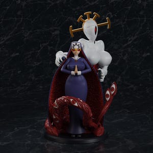 Double 3D Printed Statue Painted or Garage/model Kit Designed by ...