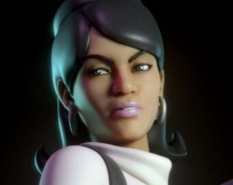 Amazon 3D Printed Statue Painted or Garage/model Kit Designed by ...