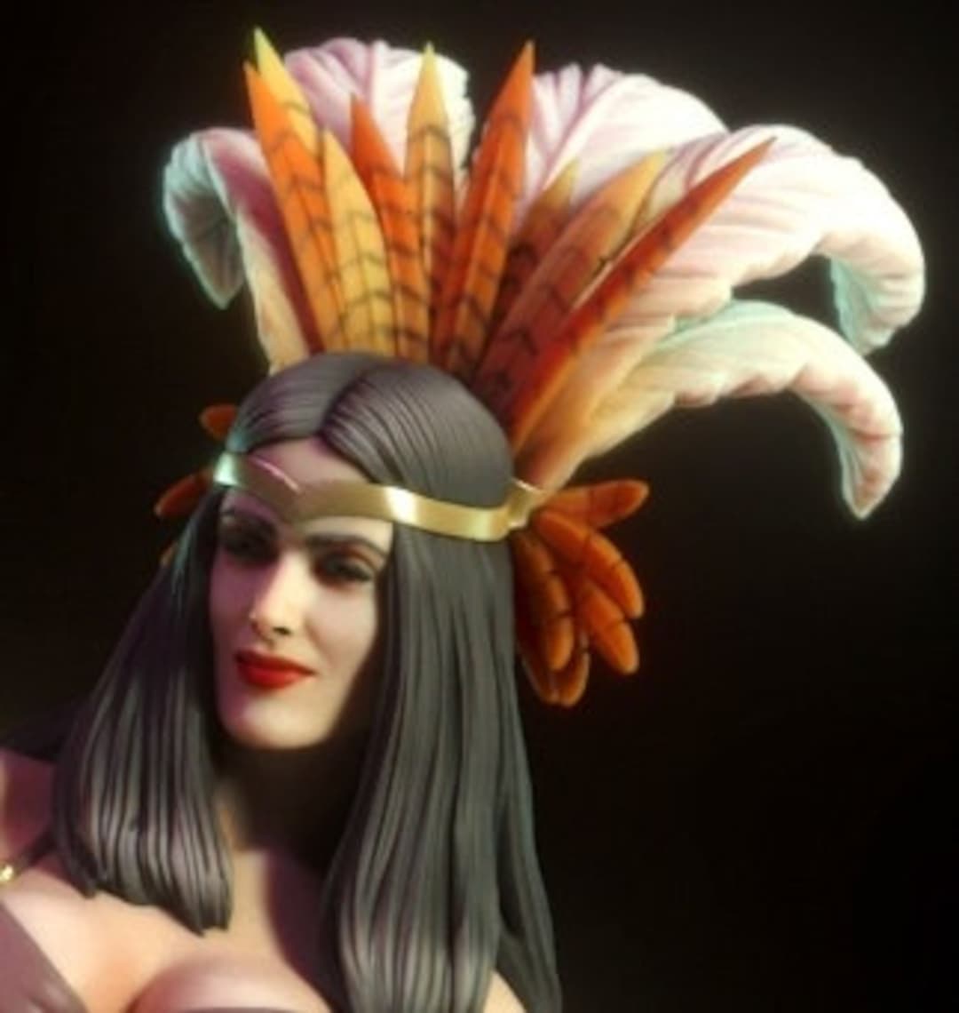 Santanico Pandemonium 3D Printed Statue Painted or Garage/model Kit Designed by Torrida Minis ...