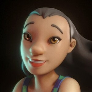 Nani 3D Printed Statue Painted or Garage/model Kit Designed by Torrida ...