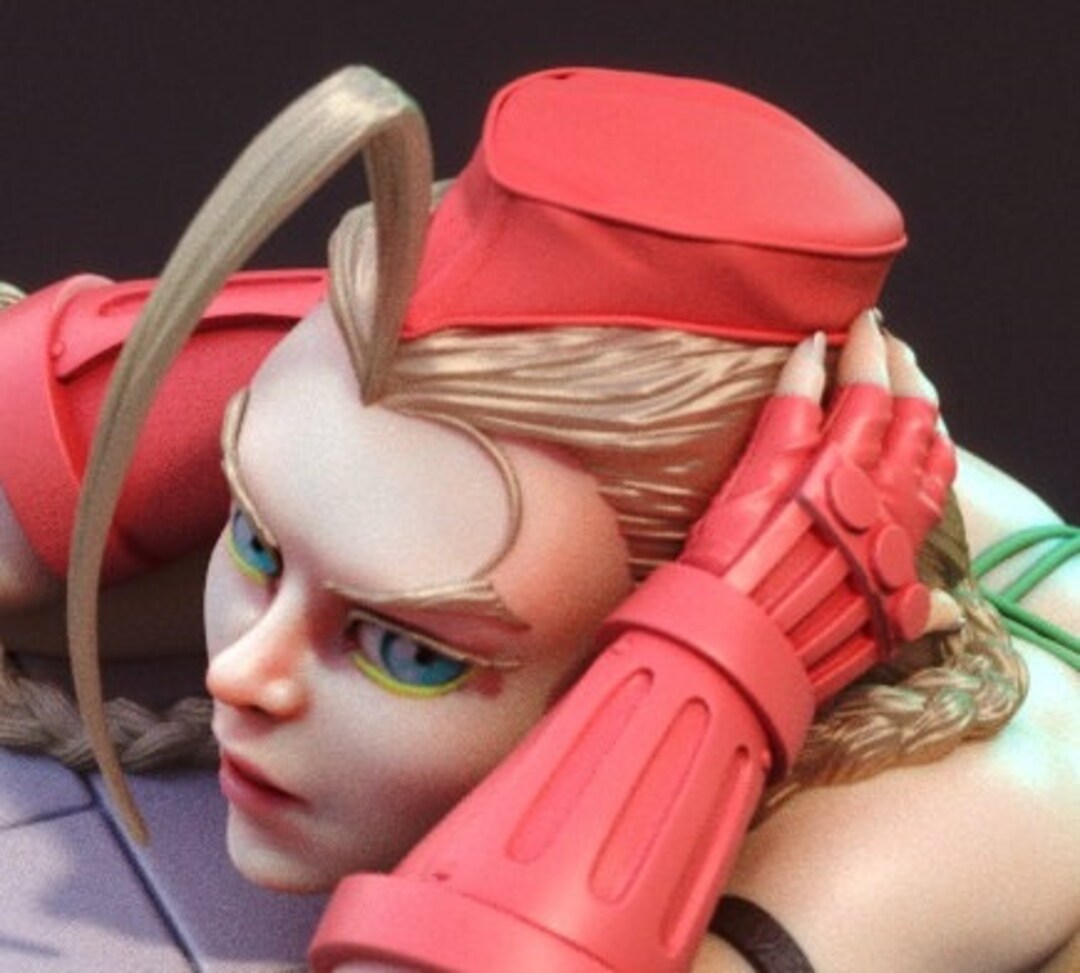 Estatua impresa en 3D de Cammy / Pintado o Garaje / Kit de modelo ...