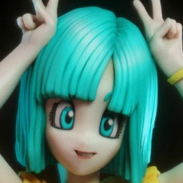 Bulma Figure - Etsy