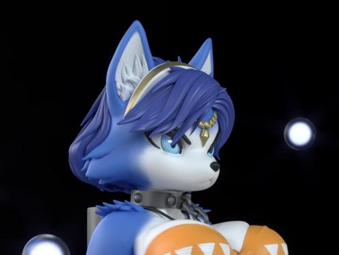 Angry Vixen Figure | 3D Printed | Painted or Garage/model Kit ...